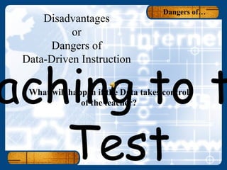 Data Driven Instruction | PPT