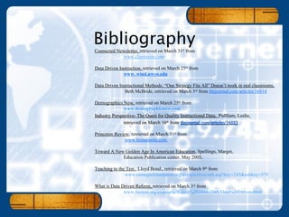 Data Driven Instruction | PPT