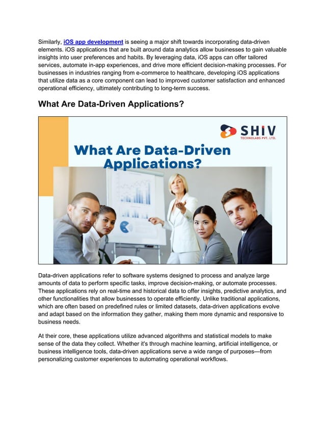A Step-by-Step Guide to Developing Effective Data-Driven Applications | PDF | Computer Software ...
