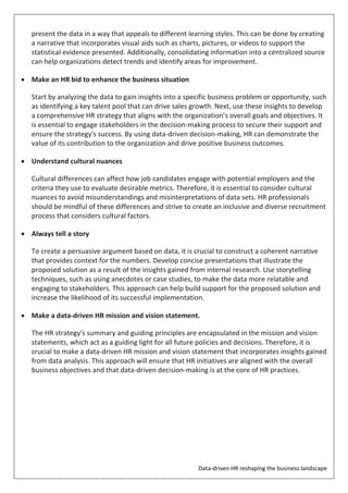 Data-driven HR reshaping the business landscape | PDF