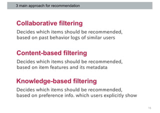 Collaborative Filtering 1: User-based CF | PDF