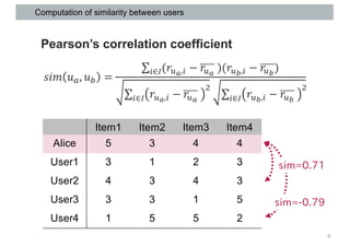 Collaborative Filtering 2: Item-based CF | PDF