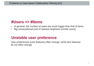 Collaborative Filtering 2: Item-based CF | PDF
