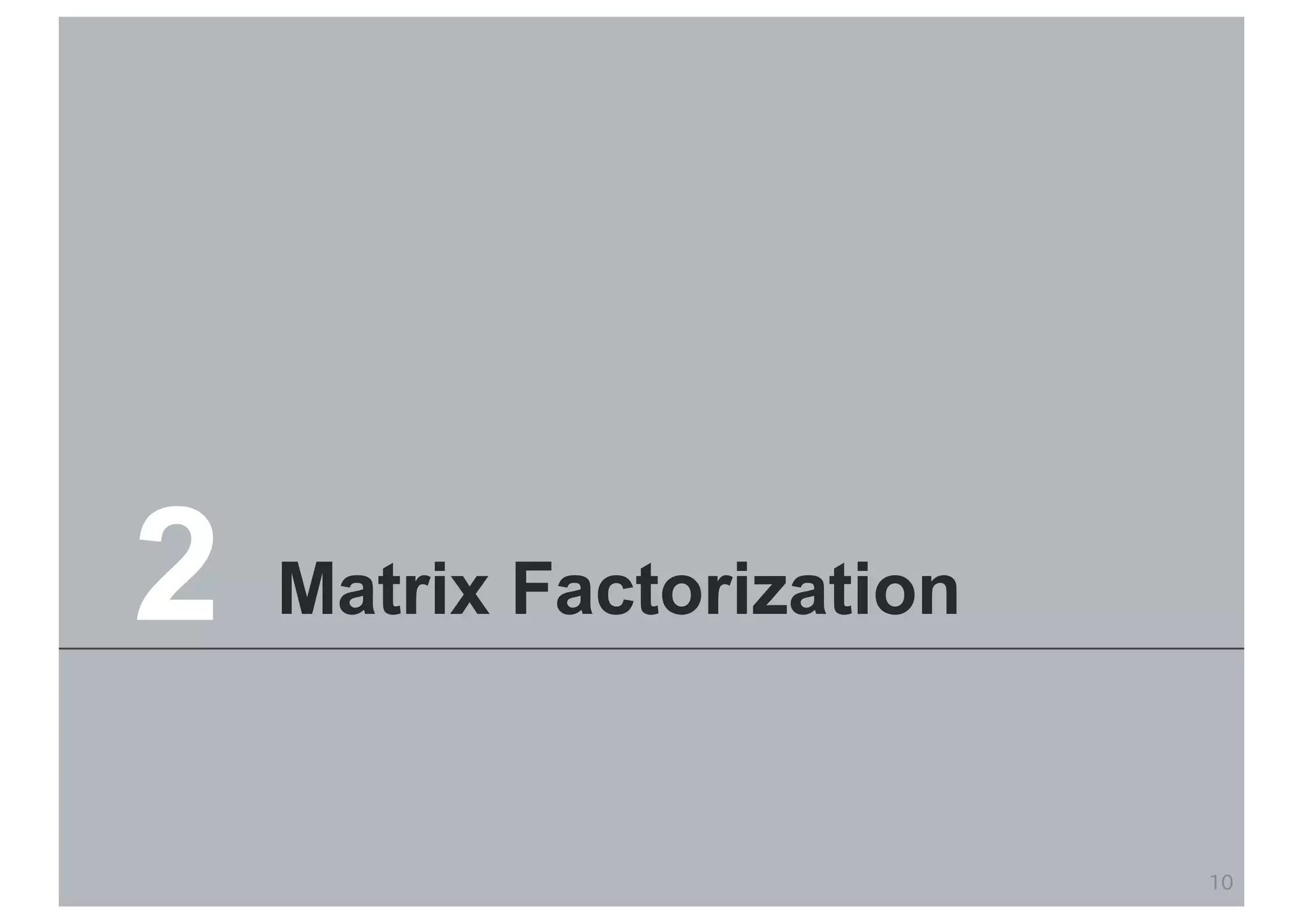 Matrix Factorization | PDF