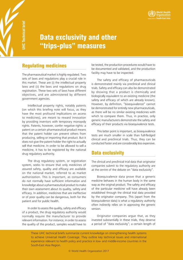 Data exclusivity | PDF