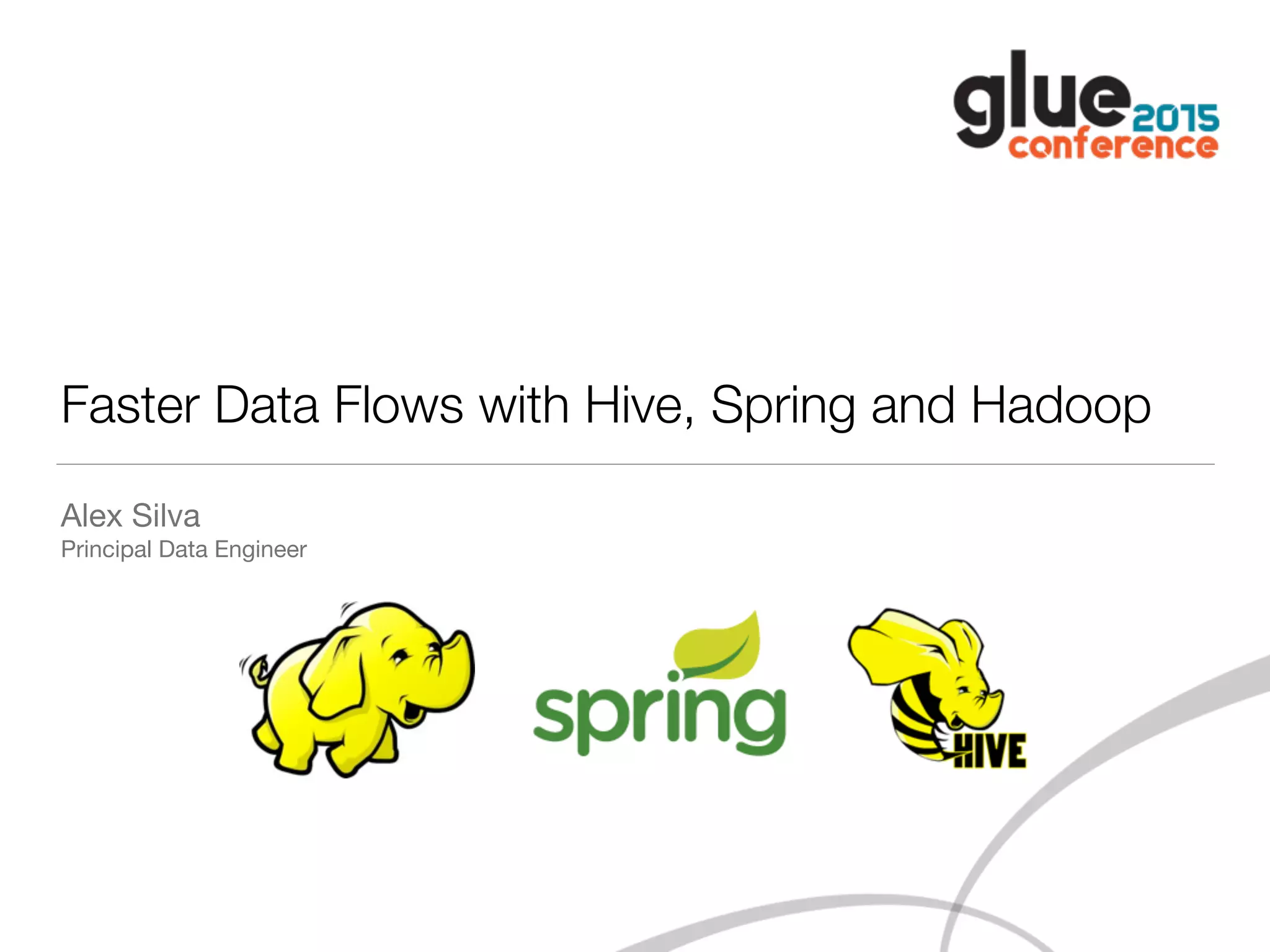 Data Engineering with Spring, Hadoop and Hive | PPT