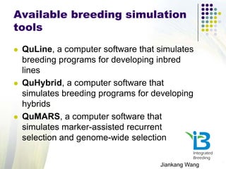 TLI 2012: Data flows in integrated breeding | PDF