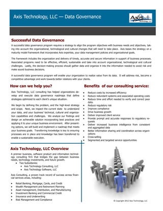 Data Governance Brochure | PDF
