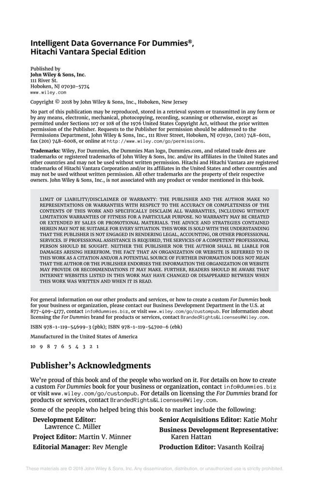 Data governance-for-dummies | PDF | Databases | Computer Software and Applications