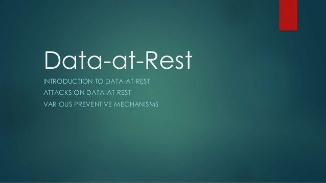 Data-in-Motion, Data-At-Rest and GPG