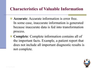 Data-Information-Knowledge.ppt | Computing | Technology & Computing