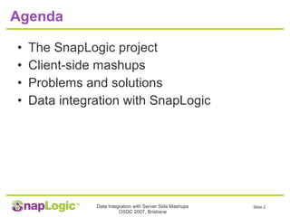 Data Integration with server side Mashups | PPT