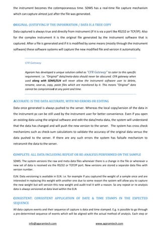 Data-Integrity - Agaram Technologies | PDF