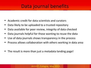 The Rise of the Data Journal | PPT