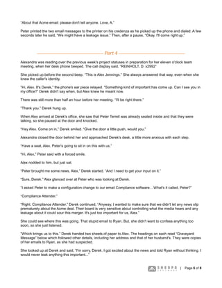 Sherpa Short Story: Data Leakage at Gensui Imaging | PDF