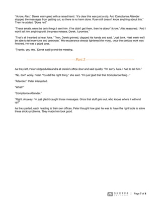 Sherpa Short Story: Data Leakage at Gensui Imaging | PDF