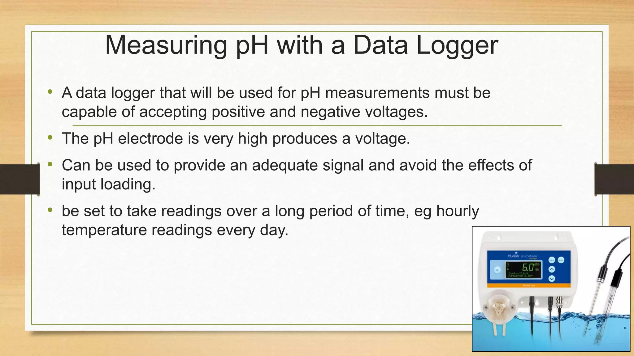 Data logger study (pH meter) | PPT