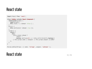 Жизненный цикл React приложений | PPT
