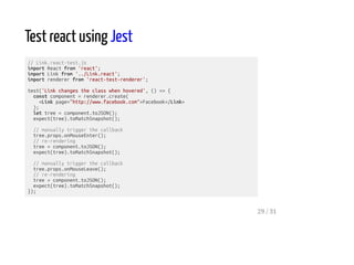 Жизненный цикл React приложений | PPT