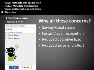 Data metadata visualization | PPT