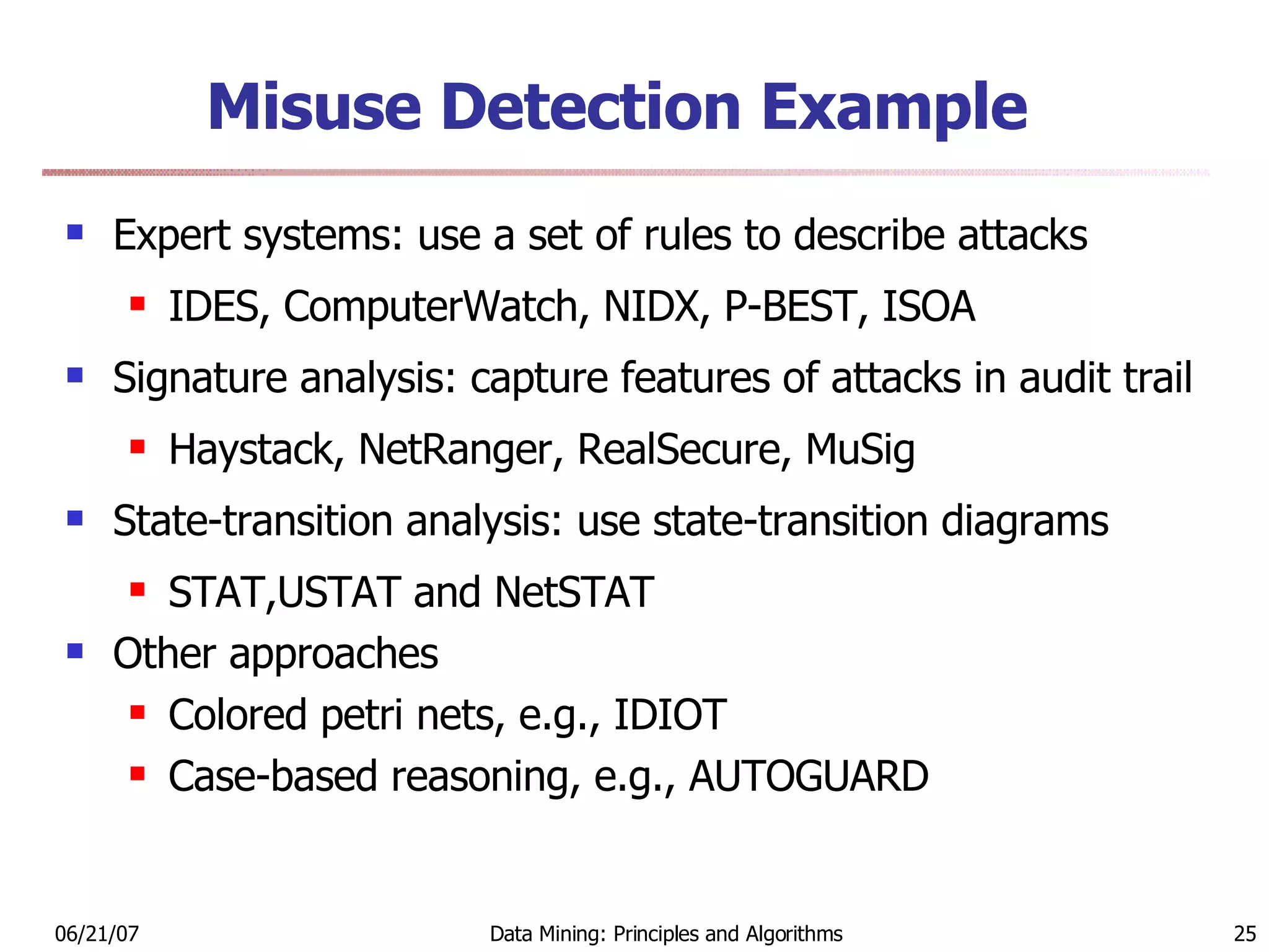 Data Mining And Intrusion Detection Ppt