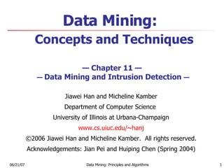 Data Mining and Intrusion Detection | PPT