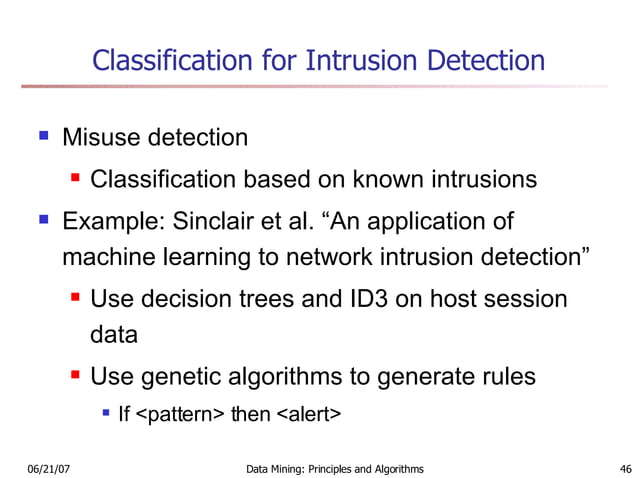 Data Mining And Intrusion Detection Ppt