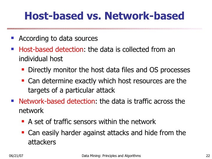 Data Mining And Intrusion Detection