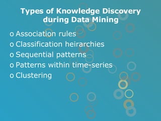 Data Mining Concepts | PPT