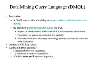 Data mining-primitives-languages-and-system-architectures2641 | PPT