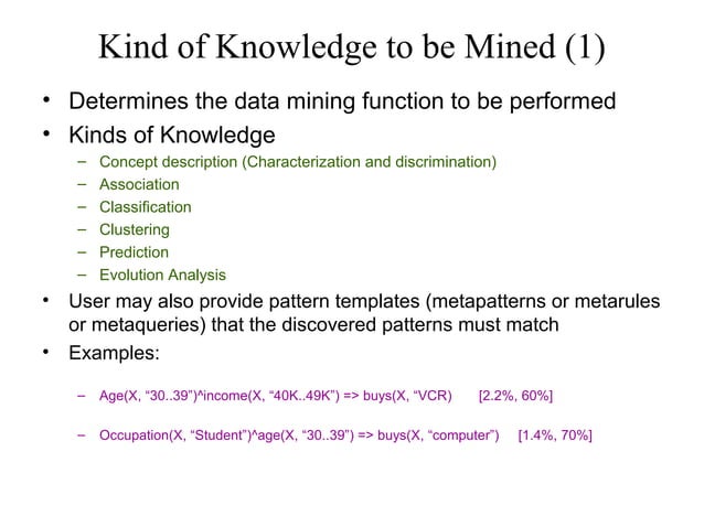Data mining-primitives-languages-and-system-architectures2641 | PPT