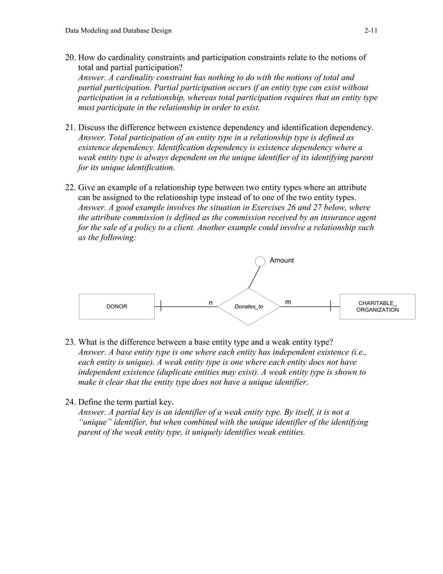 Data Modeling And Database Design 2nd Edition By Umanath Scamell Solution Manual Pdf