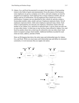 Data Modeling and Database Design 2nd Edition by Umanath Scamell ...