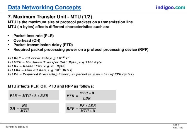 Data Networking Concepts