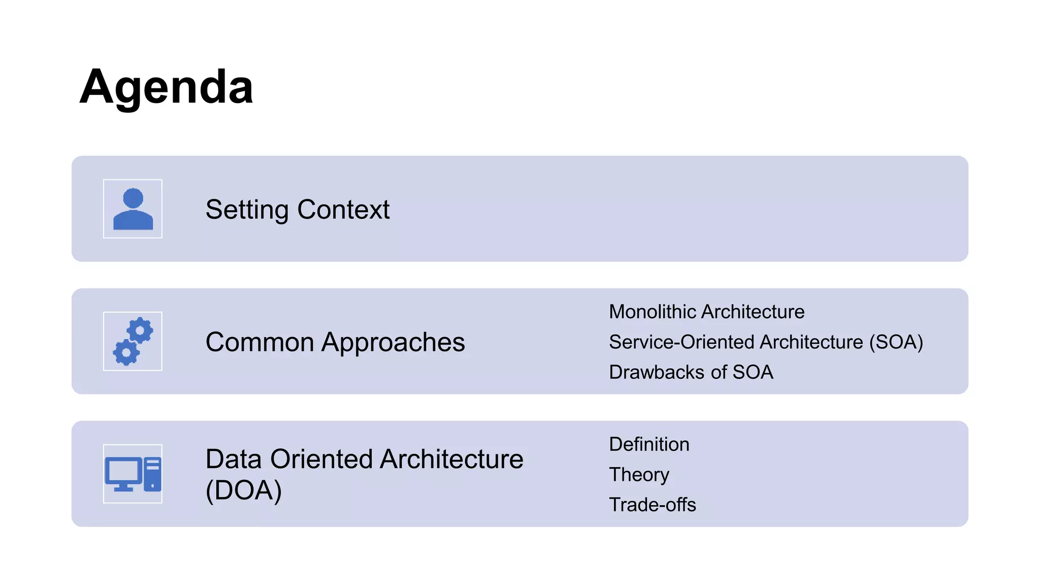 JOSA TechTalks - Data Oriented Architecture | PPT