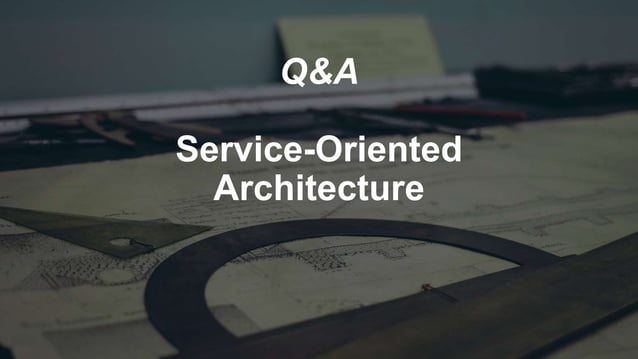 JOSA TechTalks - Data Oriented Architecture | PPT