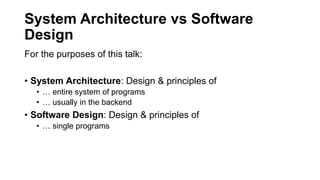 JOSA TechTalks - Data Oriented Architecture | PPT