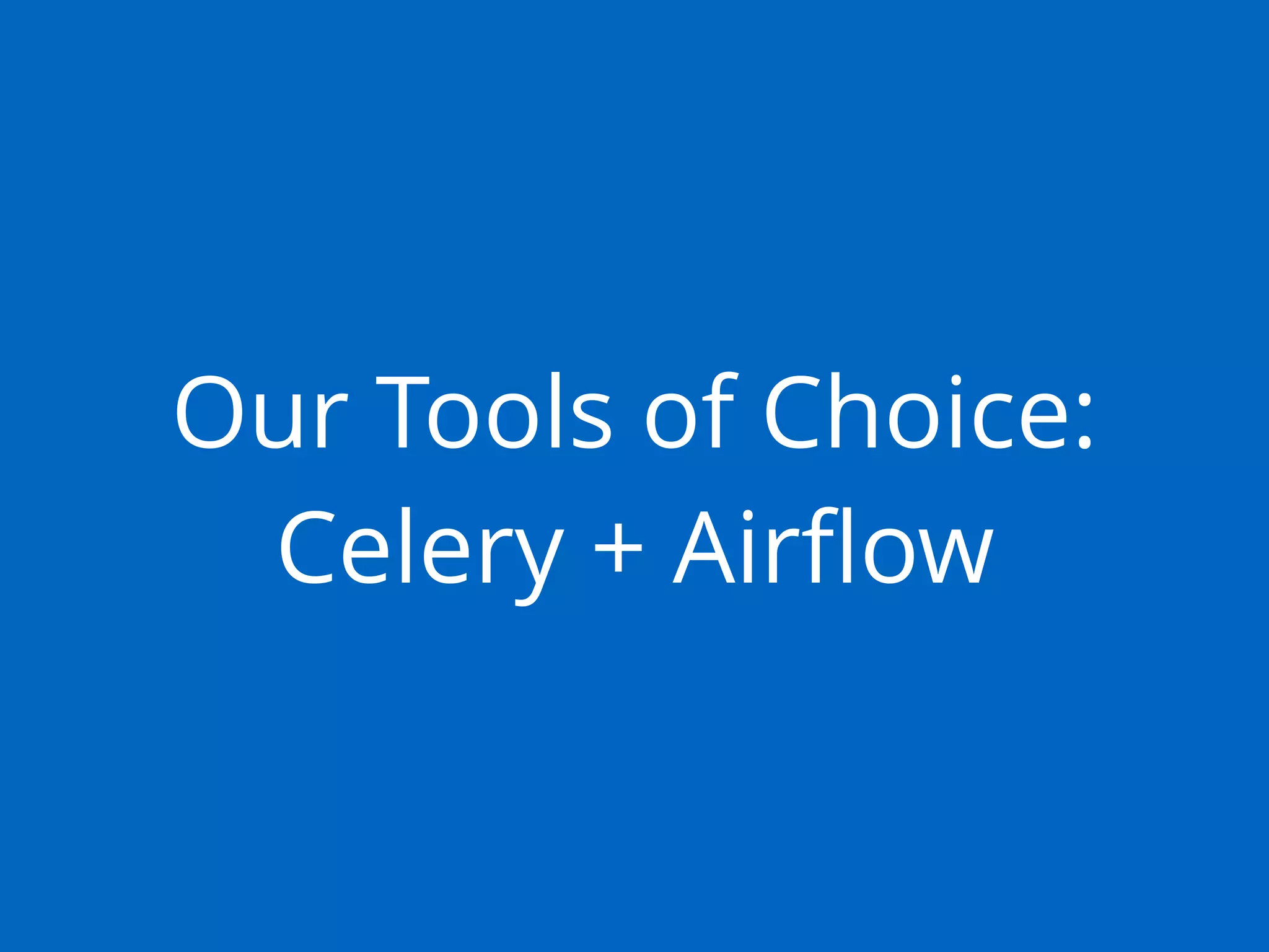 Data Pipelines with Python - NWA TechFest 2017 | PDF