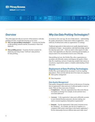 Data profiling-best-practices | PDF