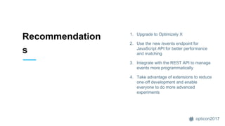 Opticon 2017 Pushing the Boundaries of Experimentation | PPT