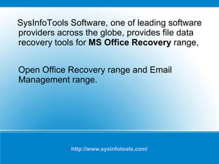 Microsoft Office recovery | Open office repair | PPSX