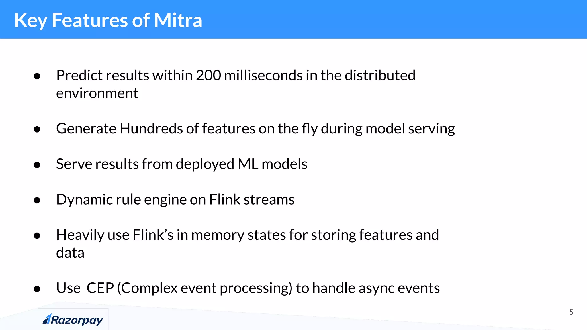Data science at scale with Kafka and Flink (Razorpay) | PPT