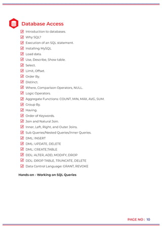 Codegnan- Data Science training in Hyderabad (curriculum) | PDF