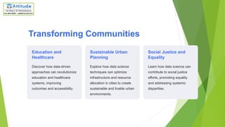 Data Science for Social Good Transforming Communities through Knowledge ...