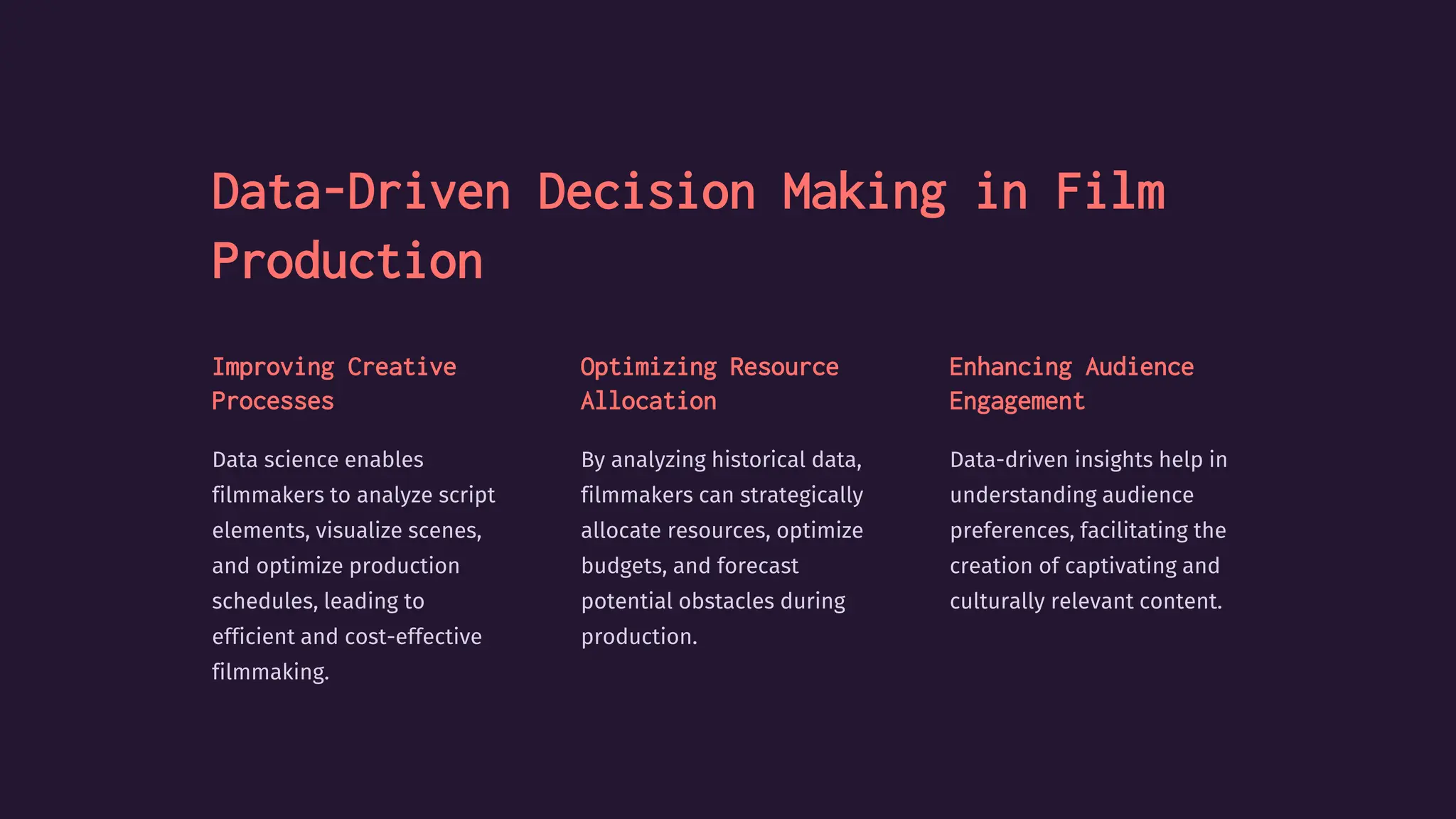 Data Science in the Entertainment Industry | PDF