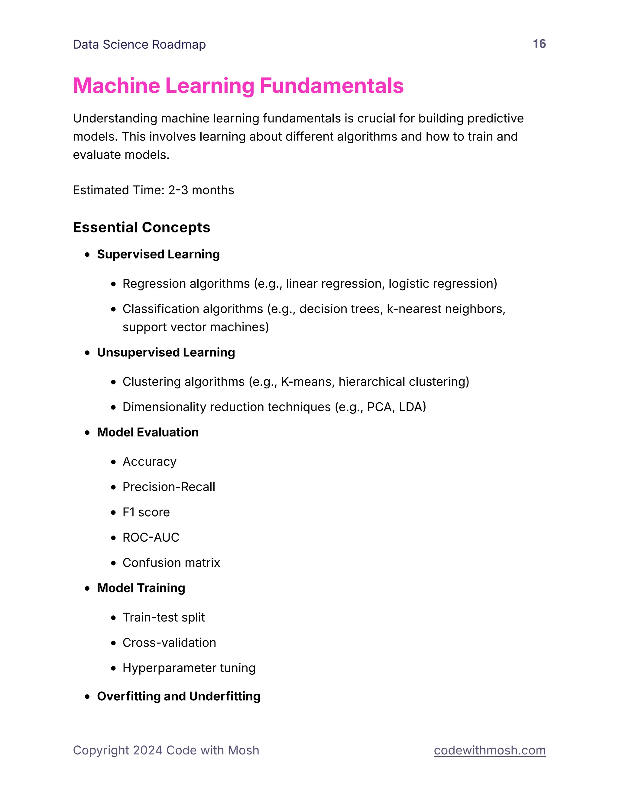 data-science-roadmap Mục tiêu hướng tới Data Science | PDF