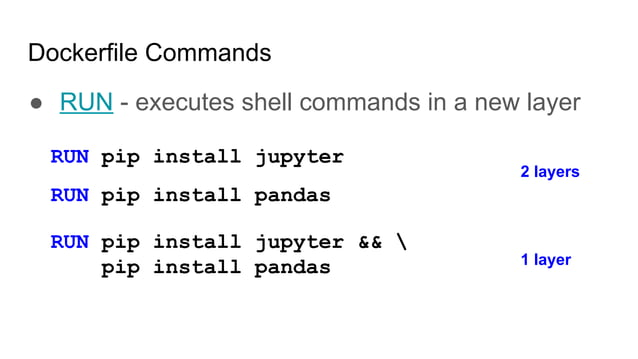 Data Science Workflows Using Docker Containers Ppt