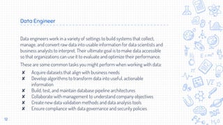 Data - Science and Engineering slide at Bandungpy Sharing Session | PDF