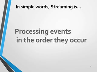 Building Distributed Data Streaming System | PPT