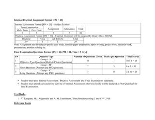 Data-Structure-Algorithms-.docx | Programming Languages | Computing